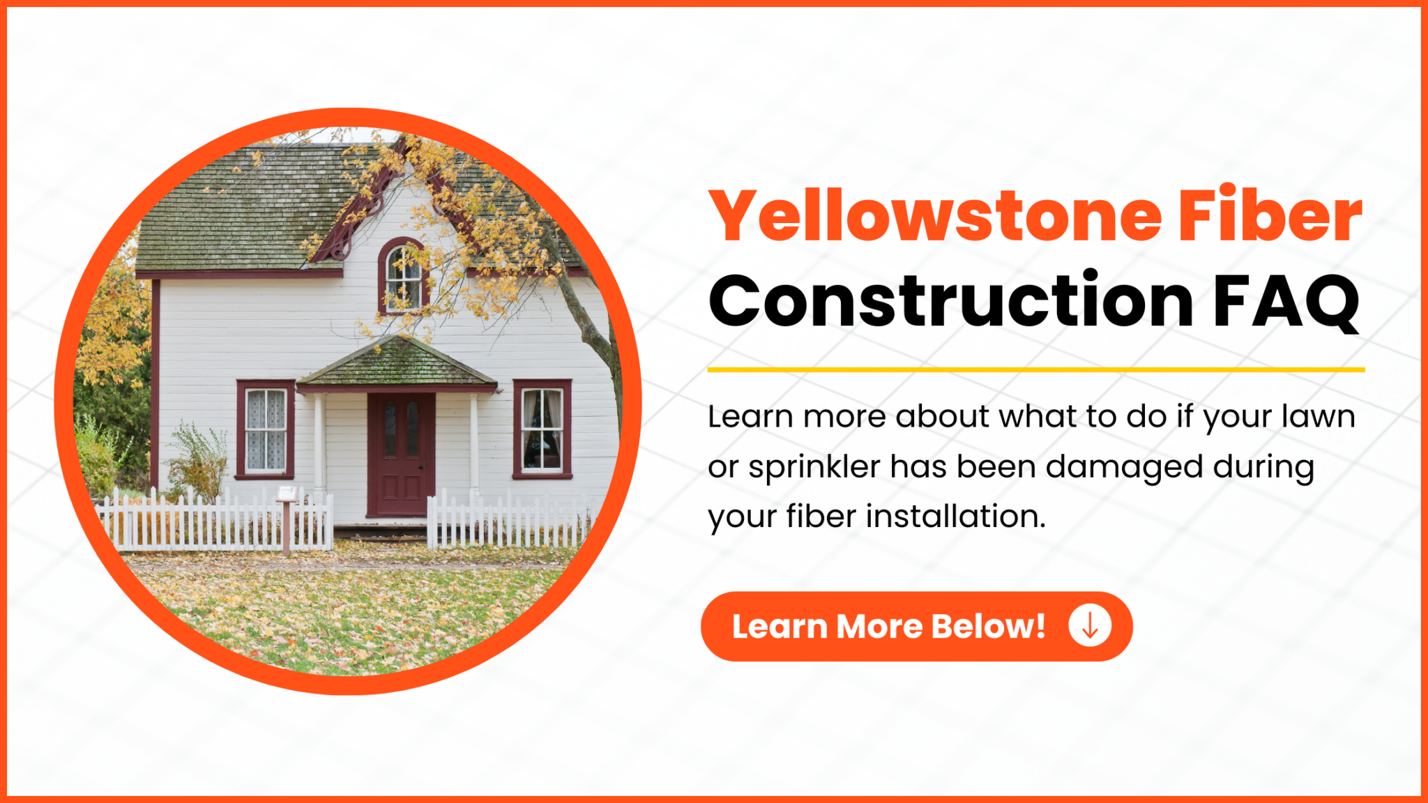 Yellowstone Fiber Construction FAQ: What to do if your Lawn has Been ...